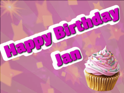 Happy Birthday Jan GIF 101