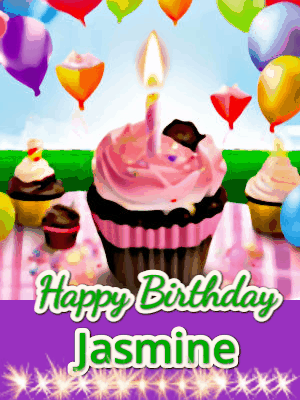 Happy Birthday Jasmine GIF 85