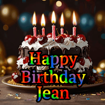 Happy Birthday Jean GIF 151