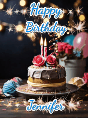 Happy Birthday Jennifer GIF 57