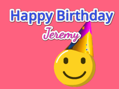Happy Birthday Jeremy GIF 96