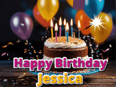 Happy Birthday Jessica GIF 22
