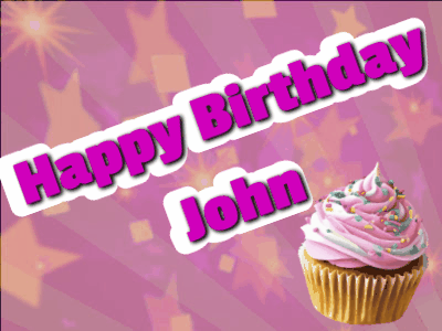 Happy Birthday John GIF 100