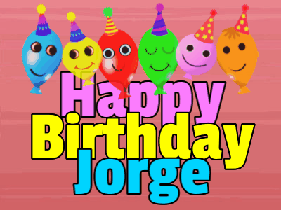Happy Birthday Jorge GIF 107