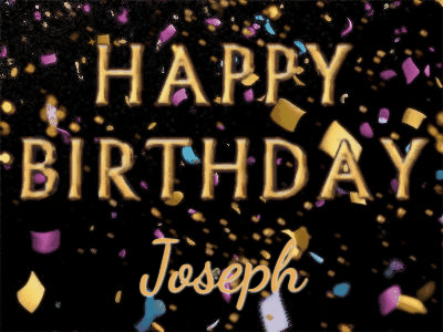 Happy Birthday Joseph GIF 129