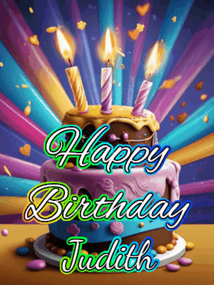 Happy Birthday Judith GIF 109