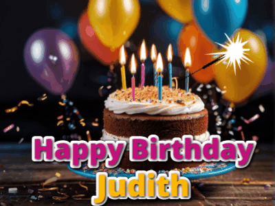 Happy Birthday Judith GIF 20