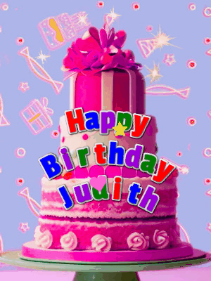 Happy Birthday Judith GIF 45
