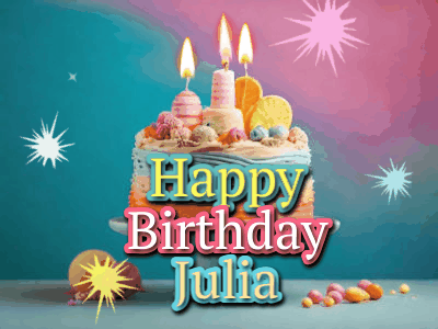 Happy Birthday Julia GIF 66