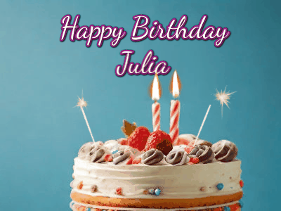 Happy Birthday Julia GIF 72