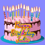 Happy Birthday Julia GIFs