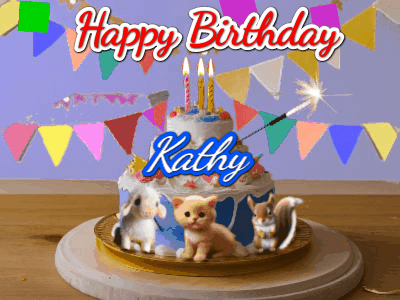 Happy Birthday Kathy GIF 72