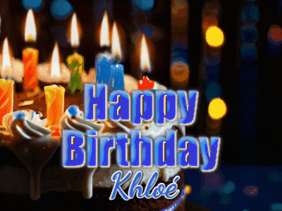 Happy Birthday Khloe GIF 131