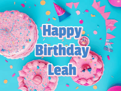 Happy Birthday Leah GIF 14