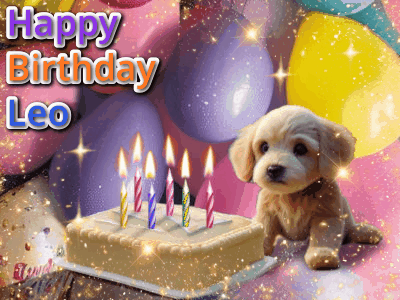 Happy Birthday Leo GIF 87