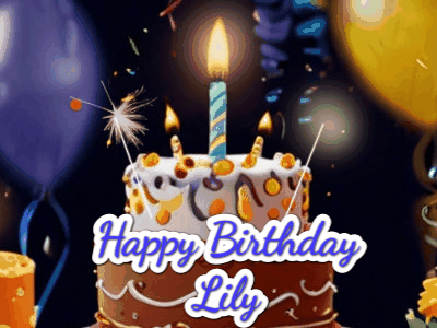 Happy Birthday Lily GIF 140