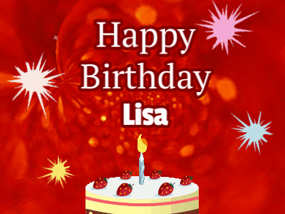 Happy Birthday Lisa GIF 13