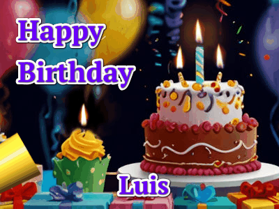 Happy Birthday Luis GIF 90
