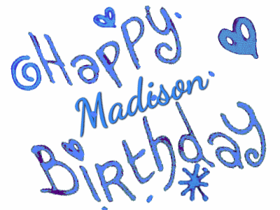 Happy Birthday Madison GIF 131