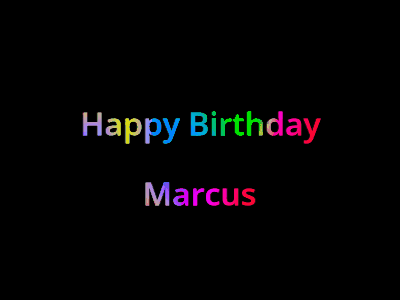 Happy Birthday Marcus GIF 124