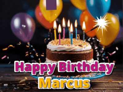 Happy Birthday Marcus GIF 20