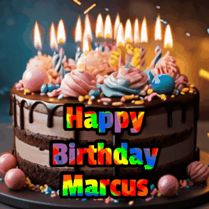 Happy Birthday Marcus GIF 60