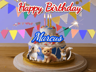 Happy Birthday Marcus GIF 71