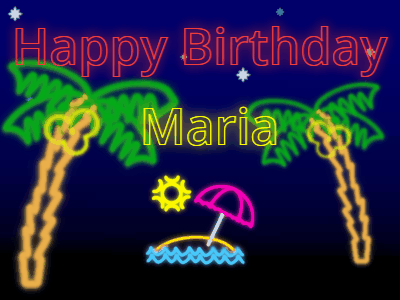 Happy Birthday Maria GIF 122