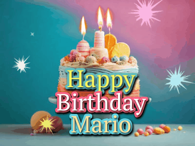 Happy Birthday Mario GIF 66