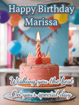 Happy Birthday Marissa GIF 142