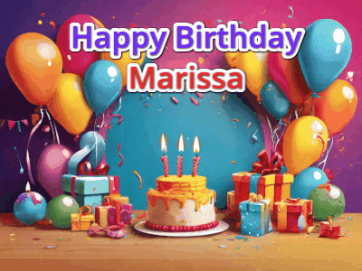Happy Birthday Marissa GIF 150