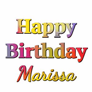 Happy Birthday Marissa GIF 154