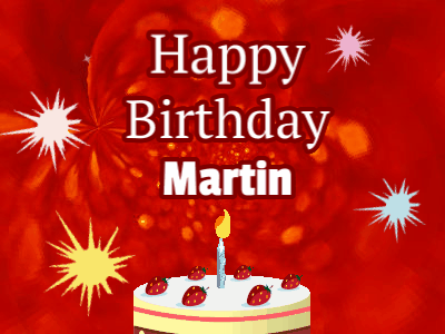 Happy Birthday Martin GIF 13