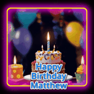 Happy Birthday Matthew GIFs