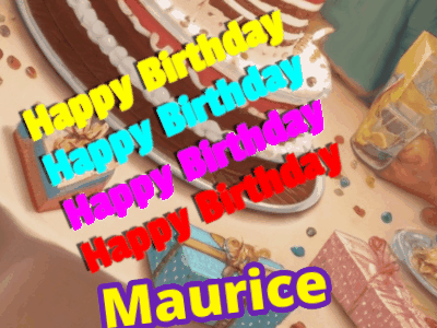Happy Birthday Maurice GIF 4