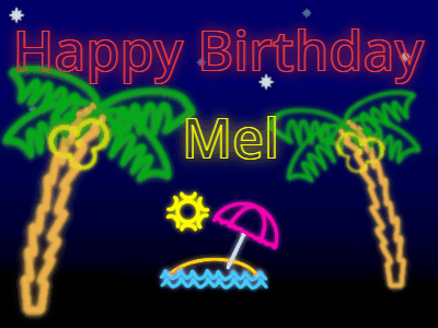 Happy Birthday Mel GIF 119
