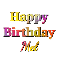 Happy Birthday Mel GIFs
