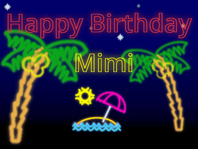 Happy Birthday Mimi GIF 122