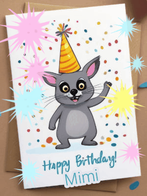 Happy Birthday Mimi GIF 41