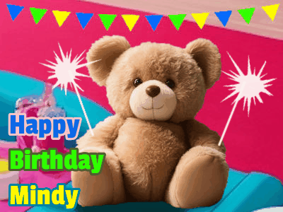 Happy Birthday Mindy GIF 1