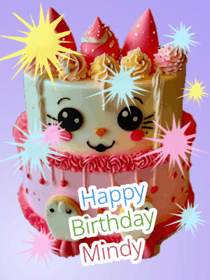 Happy Birthday Mindy GIF 121