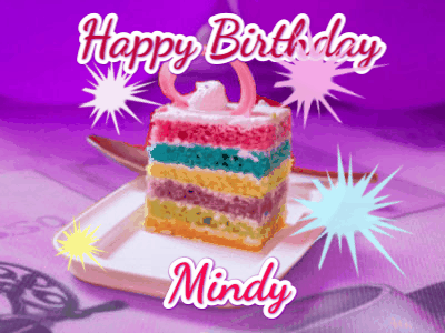 Happy Birthday Mindy GIF 134