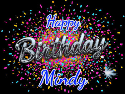 Happy Birthday Mindy GIF 159