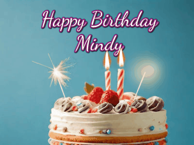 Happy Birthday Mindy GIF 73