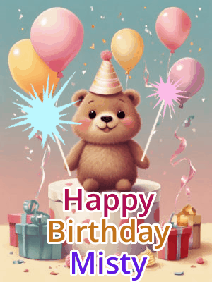 Happy Birthday Misty GIF 106