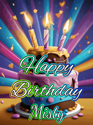 Happy Birthday Misty GIF 110