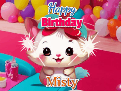 Happy Birthday Misty GIF 128