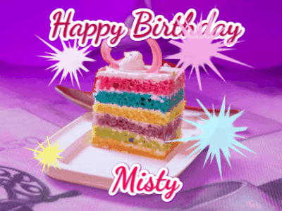 Happy Birthday Misty GIF 134
