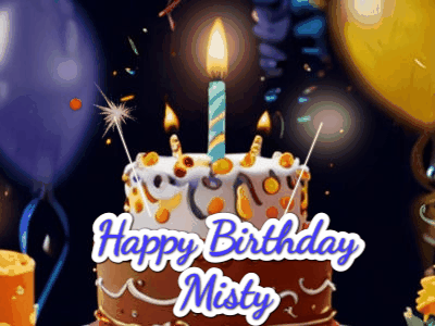 Happy Birthday Misty GIF 141