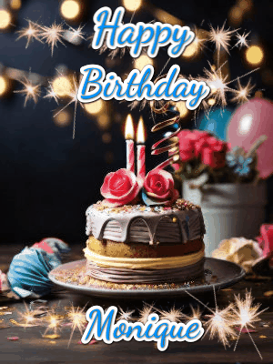Happy Birthday Monique GIF 57